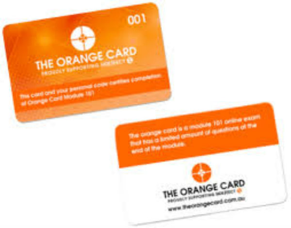 Drug awareness card for employees - 6PR