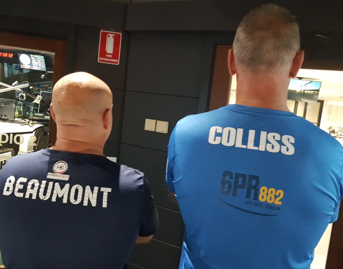 Mick Collis Schmoozes with Simon Beaumont - 6PR