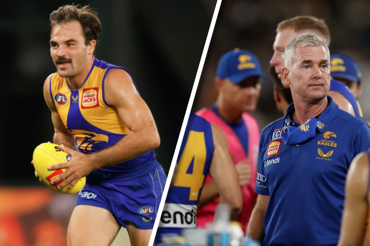 Eagles debutant on being called to play and his first AFL goal