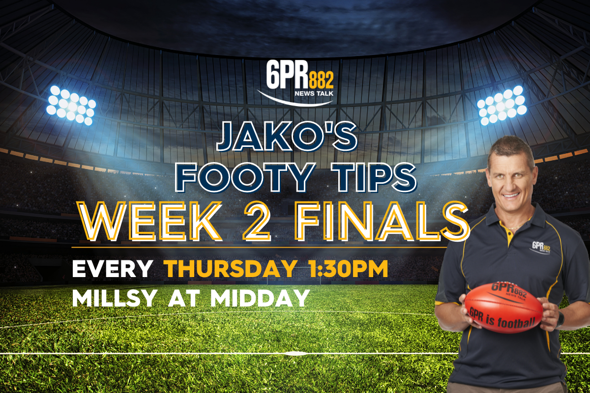 Jako’s footy tips – Week 2 FINALS