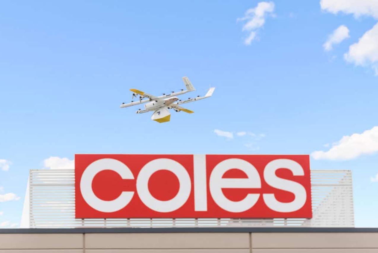 Coles pilots store-to-door drone delivery service