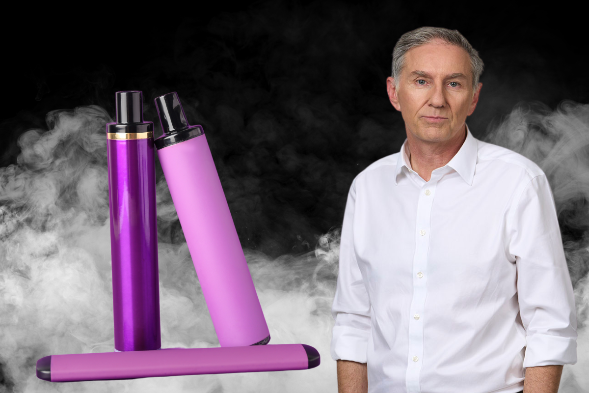 Gary Adshead furious at positive vaping research funded by Philip Morris