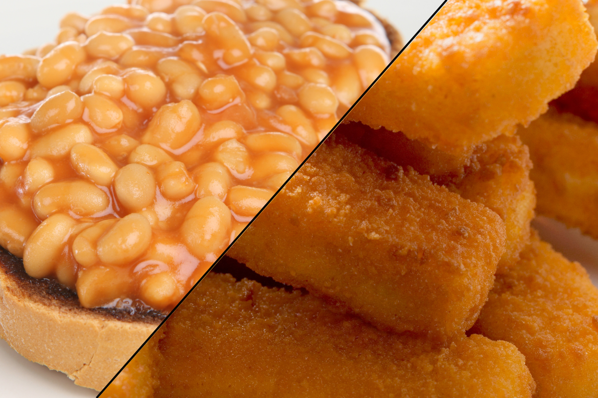 Good news if you love your baked beans and fish fingers