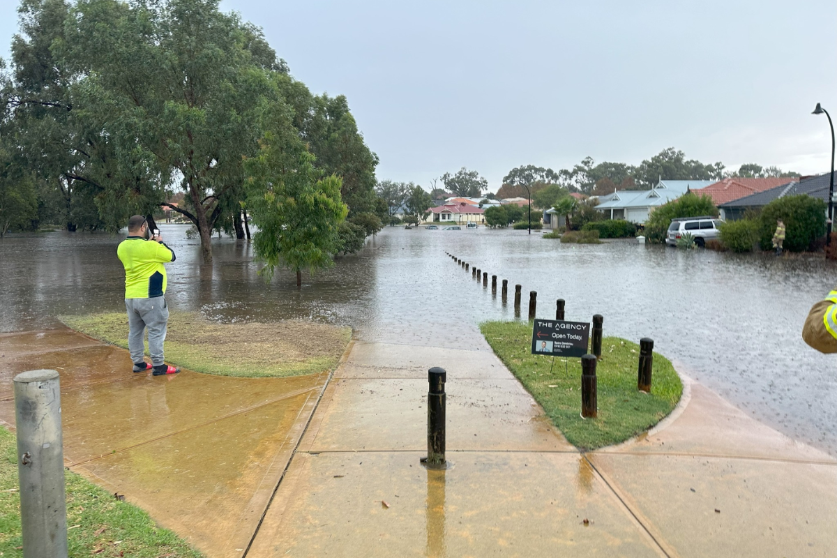 'It's unbelievable': Perth's north facing flash flooding