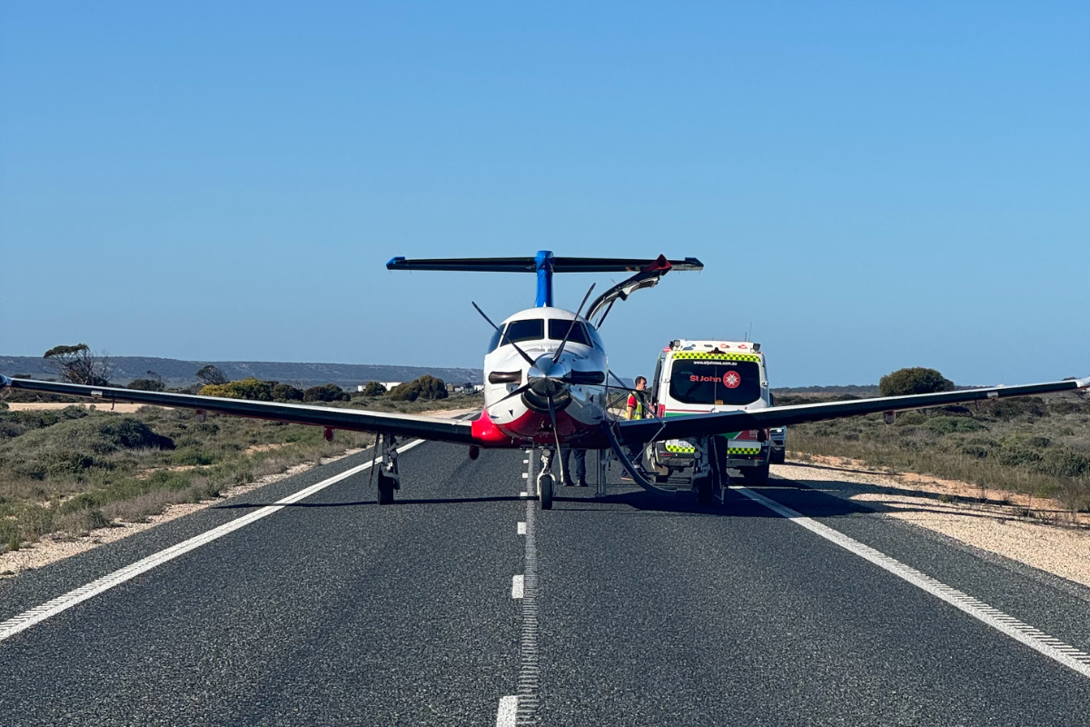 Wet weather forces Royal Flying Doctor Service pilots to use the Eyre ...