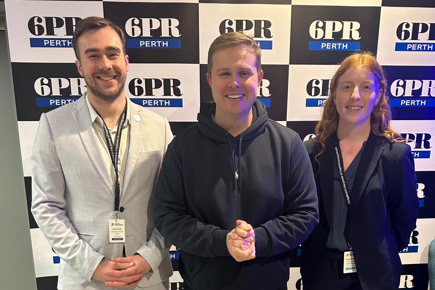 WA's future leaders swing by the 6PR studios