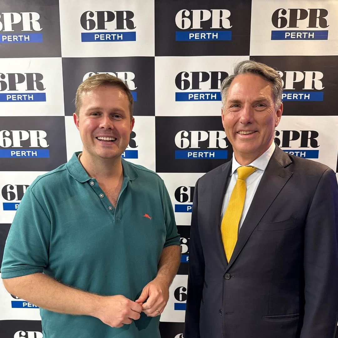 Deputy Prime Minister Richard Marles stops by 6PR Radio during Perth visit